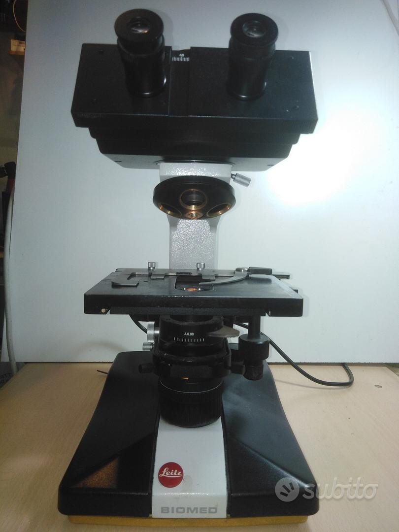 Microscopio trioculare leitz biomed - Fotografia In vendita a Napoli