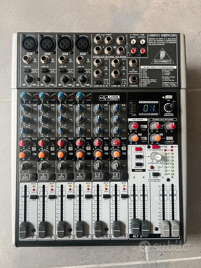 Mixer Behringer Xenyx X1204 USB - Audio/Video In vendita a Torino