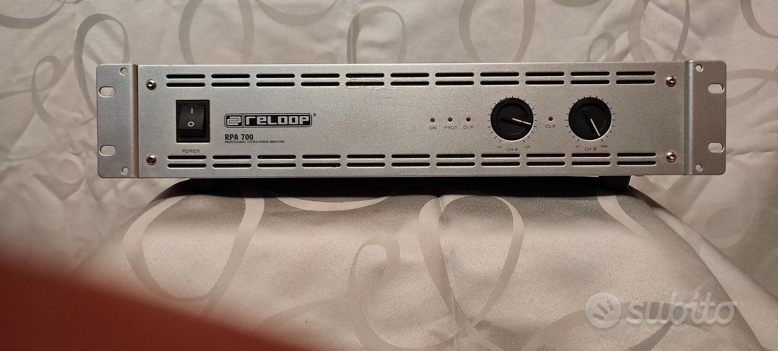 AMPLIFICATORE PROFESSIONALE Reloop RPA-700 - Audio/Video In vendita a ...