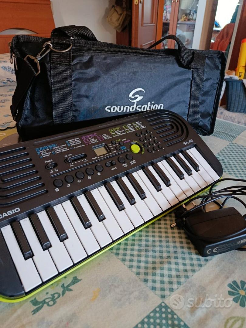 Tastiera Casio SA - 46 con alimentatore e custodia - Audio/Video In vendita a Roma