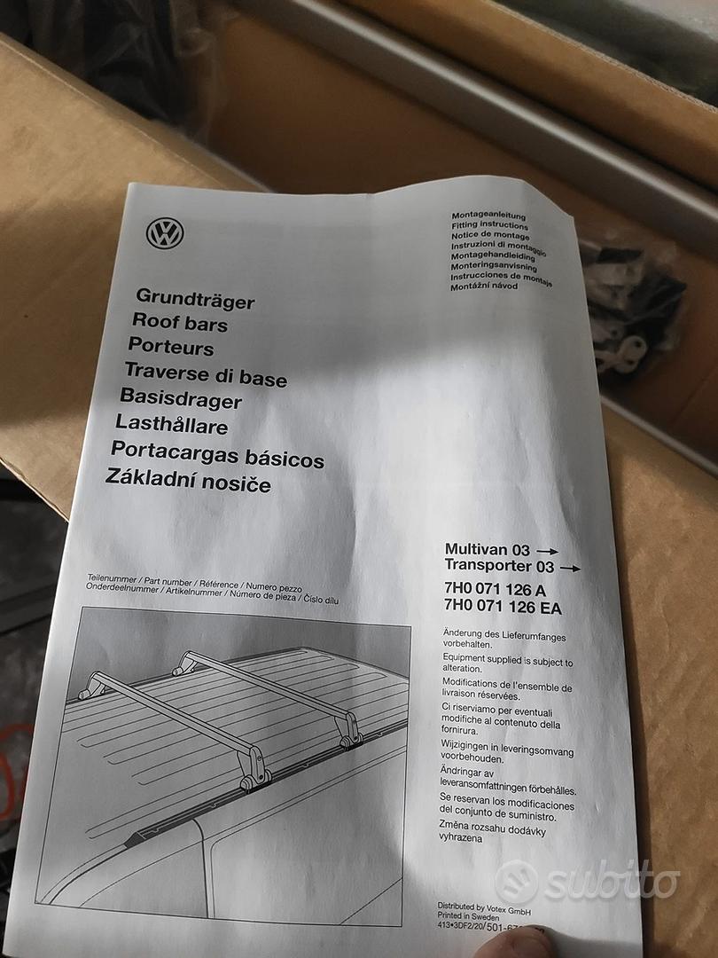 Barre tetto VW 7h0071126a - Accessori Auto In vendita a Varese