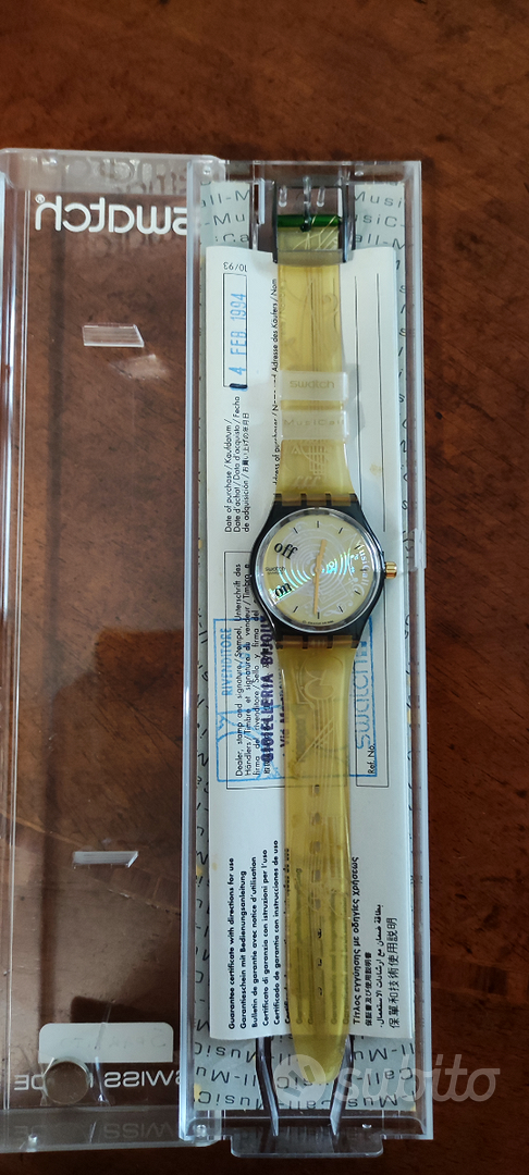 Swatch spartito musicall 1993 - Collezionismo In vendita a Brescia
