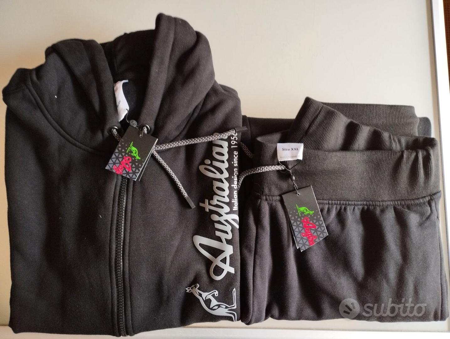Tuta uomo AUSTRALIAN felpata nera invernale - Abbigliamento e Accessori ...