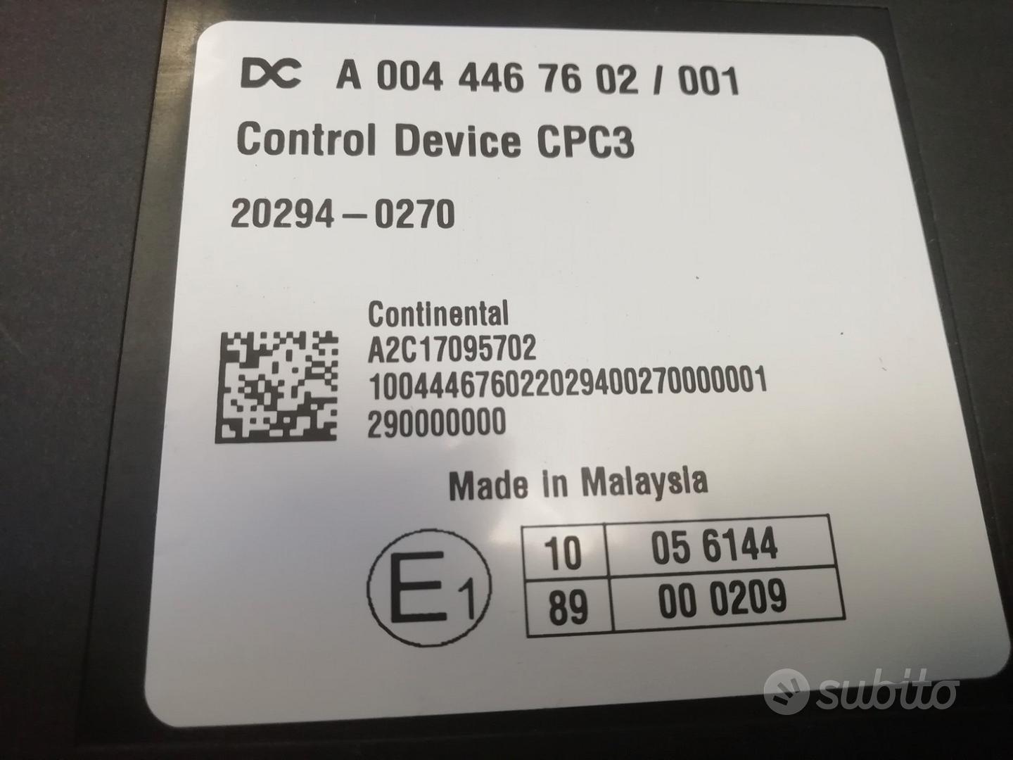 Subito - Commerciale Ricambi Industriali srl - Centralina CPC3 Mercedes ...