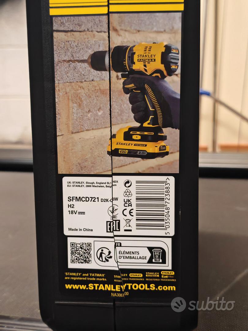 trapano avvitatore a percussione Stanley Fatma 18v - Giardino e Fai da te In vendita a Milano