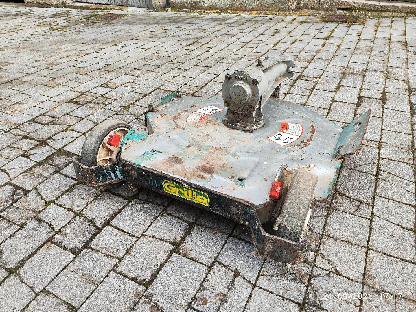 Piatto tagliaerba per motocoltivatore Grillo - Giardino e Fai da te In ...