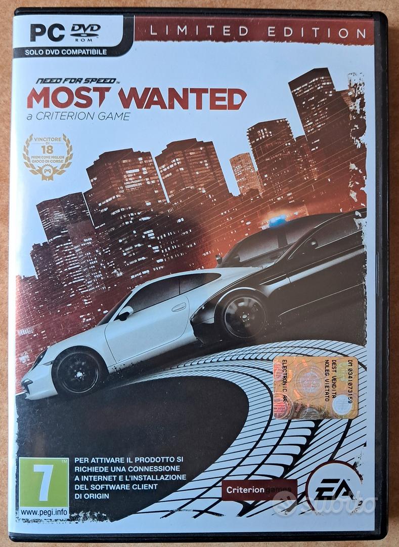 Need For Speed Most Wanted Limited Edition Pc Game - Console e ...