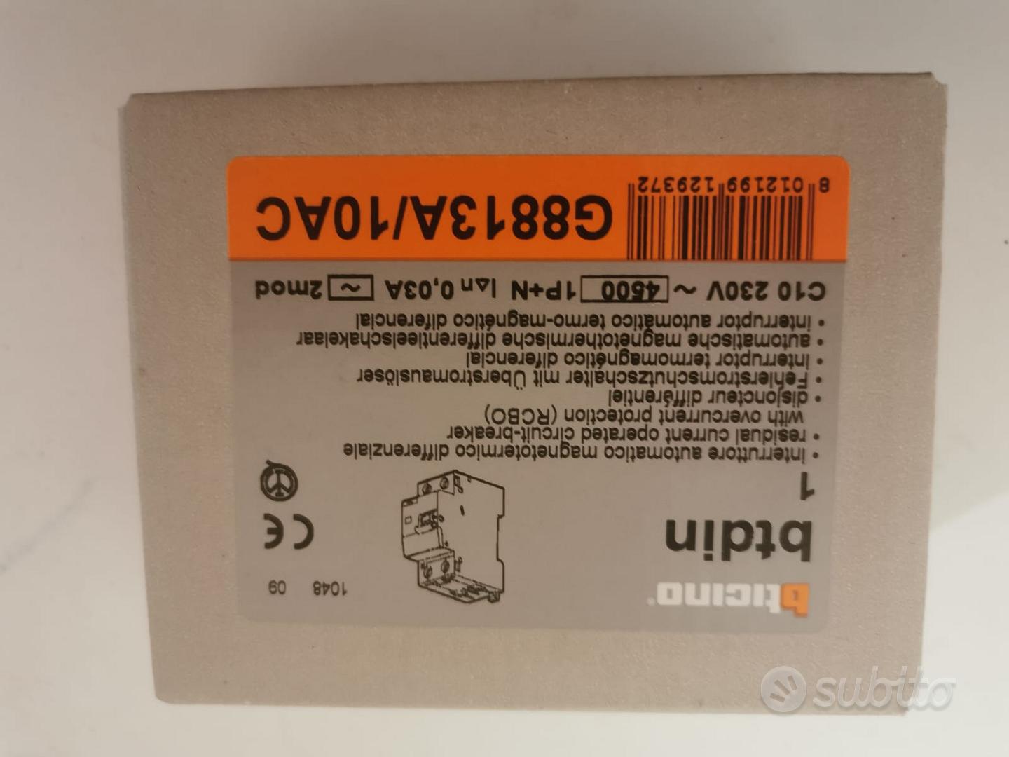 Interruttore bticino modulare magnetotermico - Giardino e Fai da te In vendita a Como