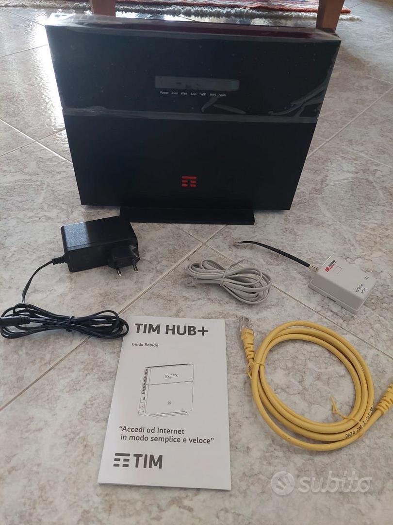 MODEM RUTER TIM WIFI 6 HUB+ FIBRA, - Informatica In vendita a Lecce