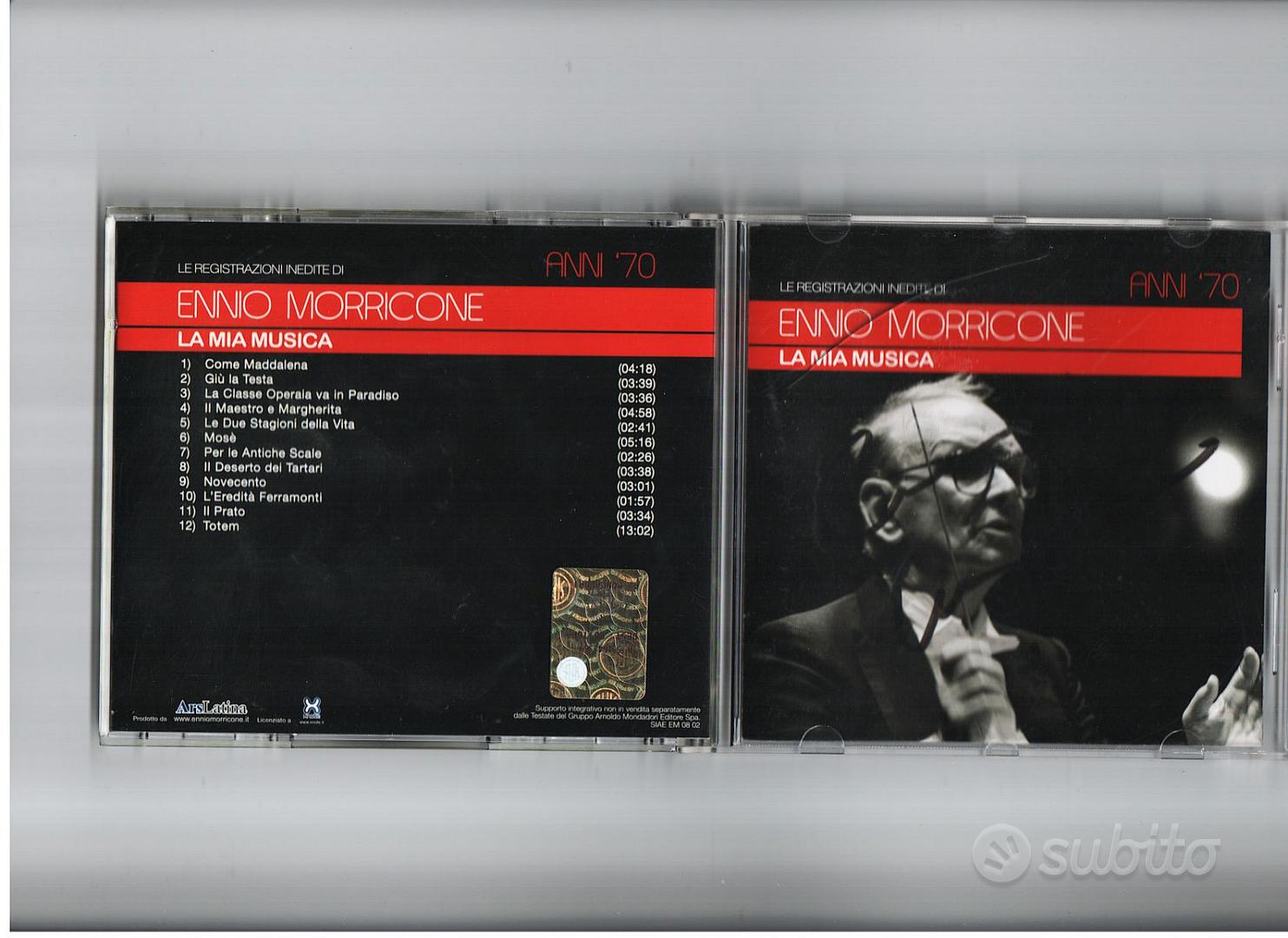 CD con autografo del M° Ennio Morricone - Musica e Film In vendita a Roma