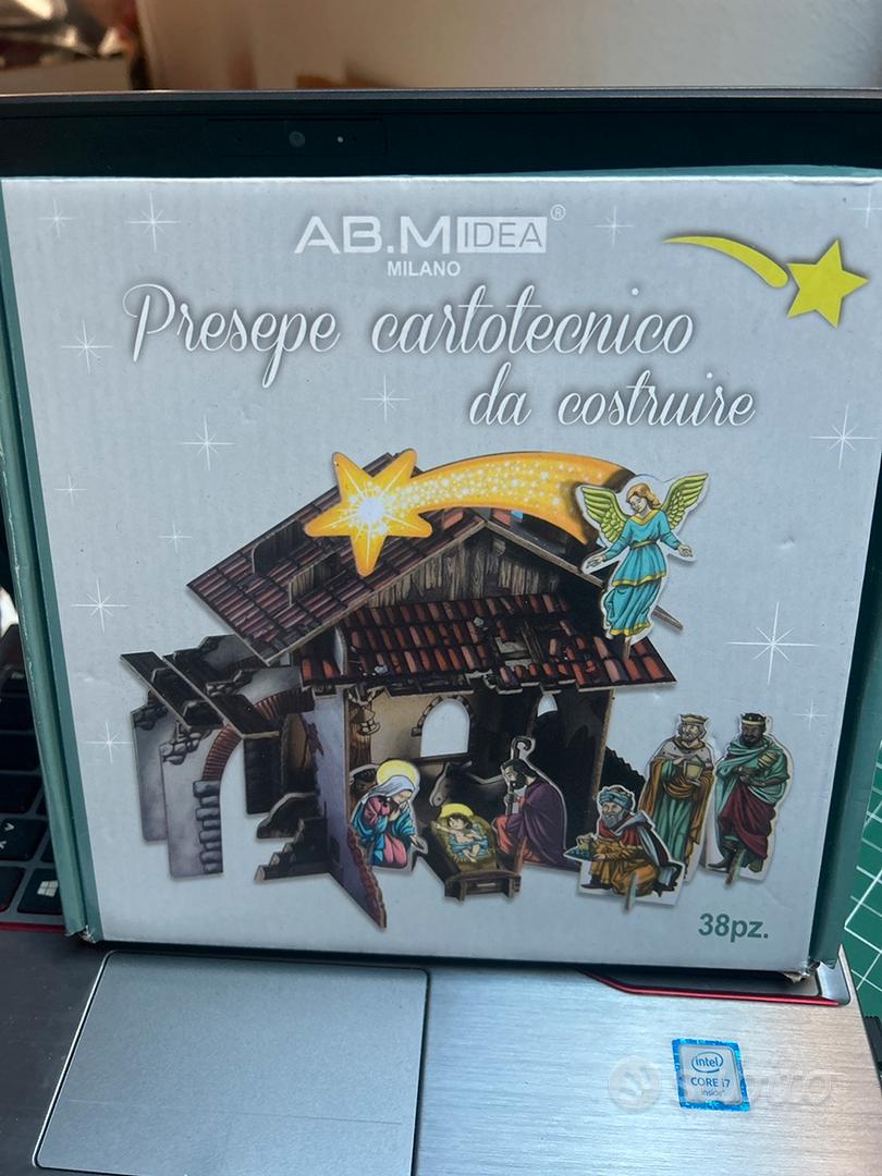Presepe cartotecnico da costruire nuovi 38 pezzi - Collezionismo In ...