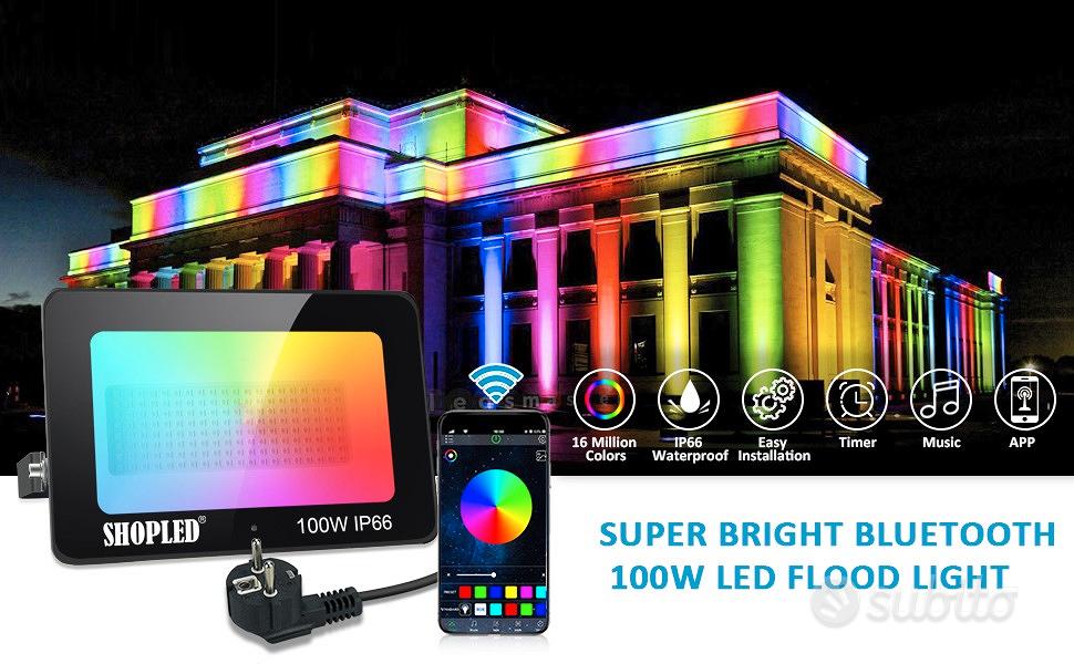 Faro LED 100 W RGB - Giardino e Fai da te In vendita a Latina