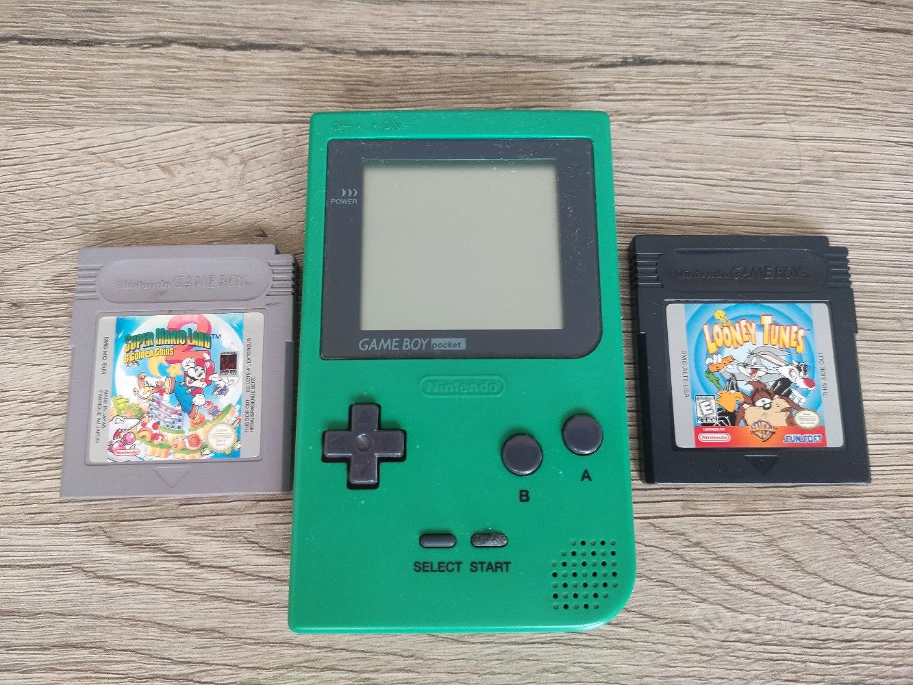 Game Boy Pocket + Super Mario Land e Looney Toones - Console e ...