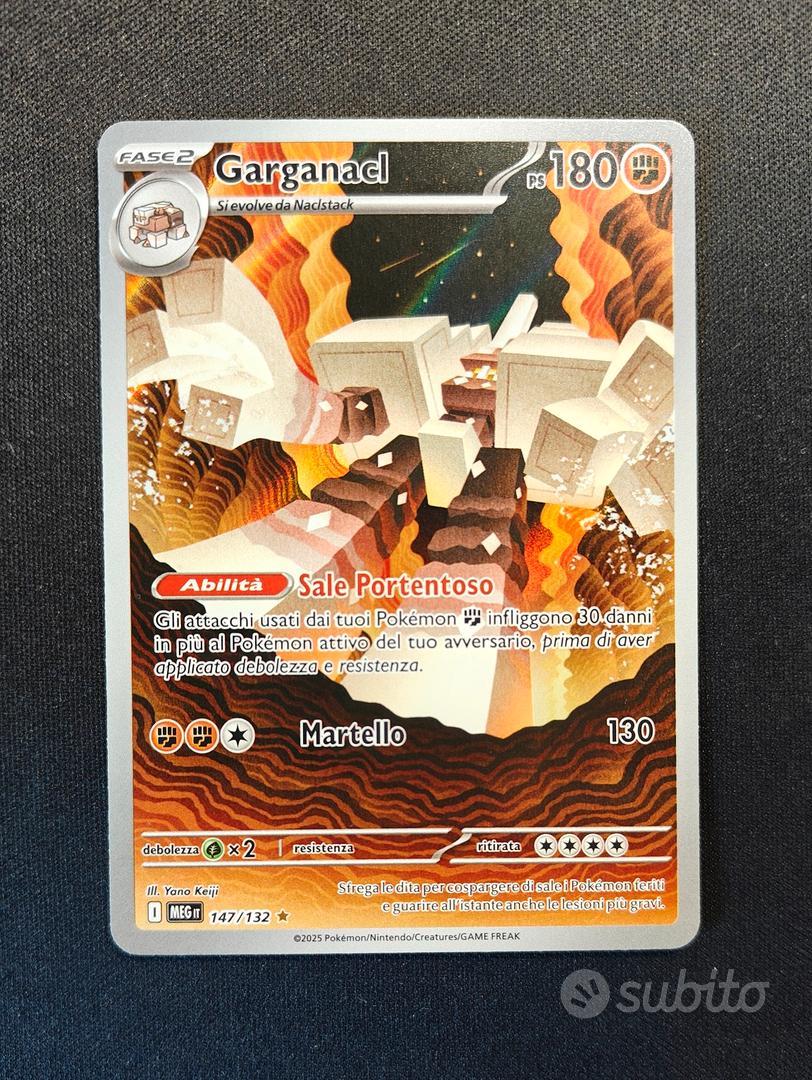 Pokemon Garganacl 147/132 illustration rare - Collezionismo In vendita ...
