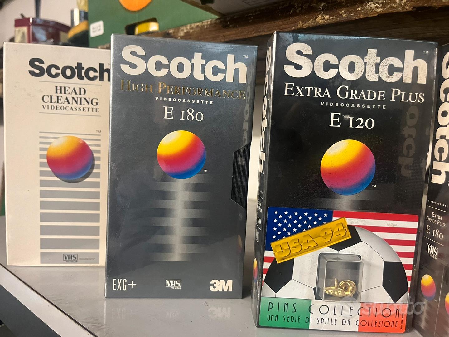 VHS SCOTCH SIGILLATE/ FLOPPY DISK/ MC MUSICASSETTE - Audio/Video In ...