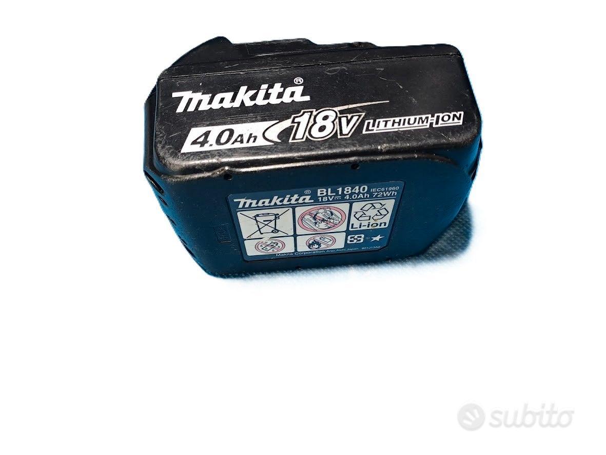 Makita BL1840 18V 4.0Ah Batteria Li-Ion, Originale - Giardino e Fai da te In vendita a Sud Sardegna