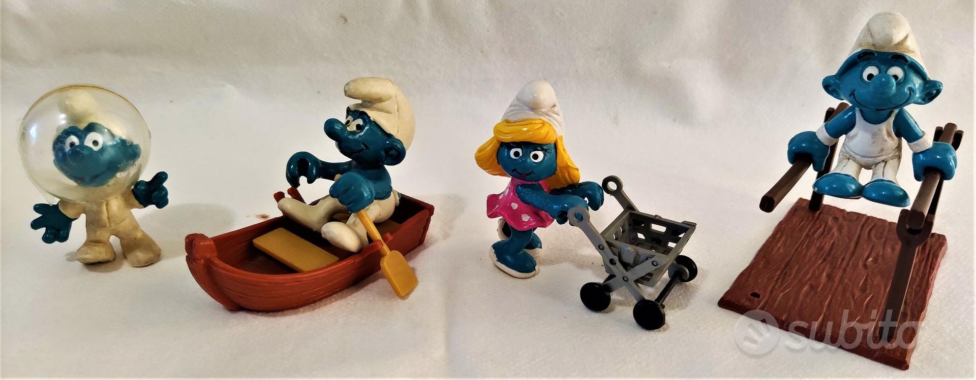 Puffi Vari Astronauta Barcaiolo Puffetta Peyo 1980 - Collezionismo In ...