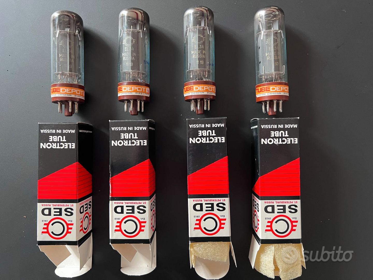 Valvole EL34 nuove per amplificatore finale - Audio/Video In vendita a Roma