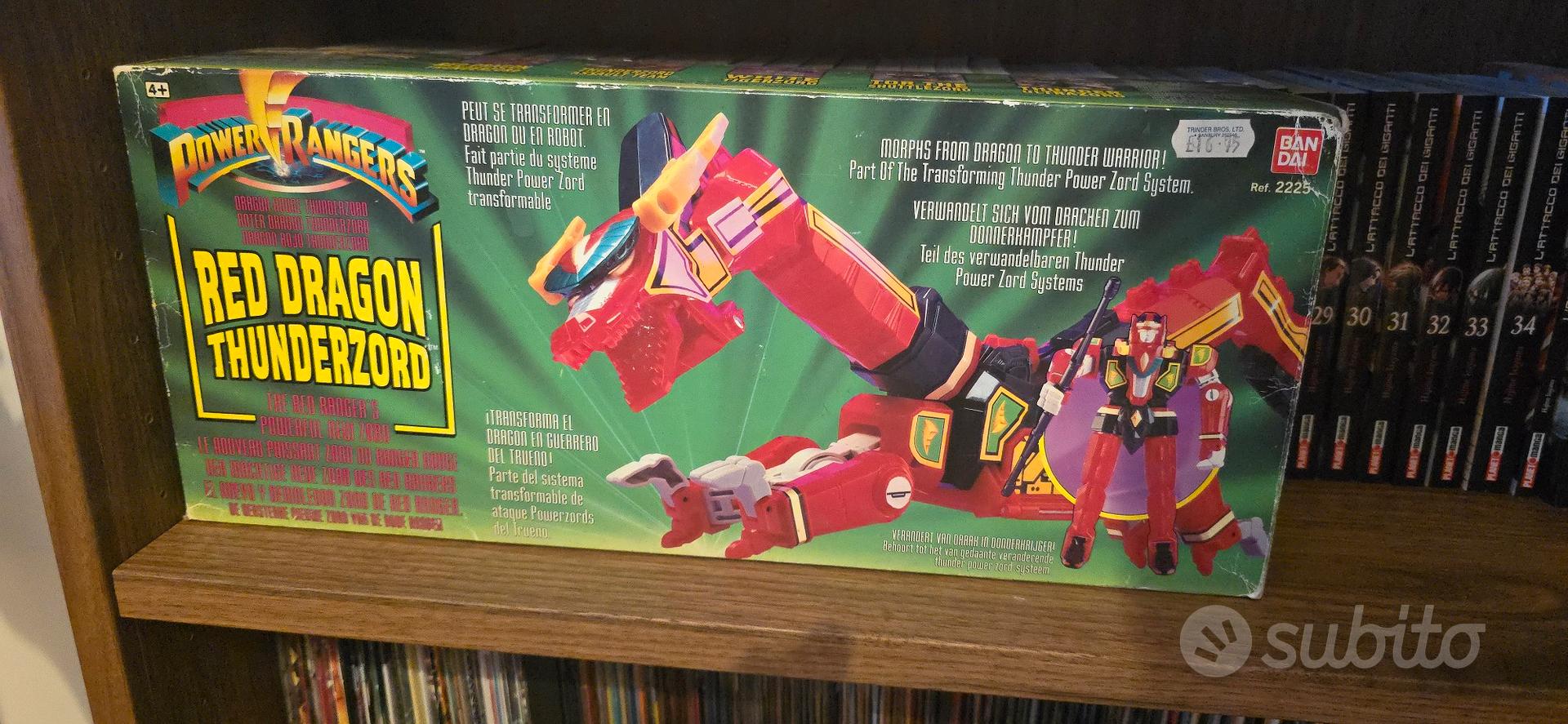 power rangers red dragon thunderzord - Collezionismo In vendita a Palermo
