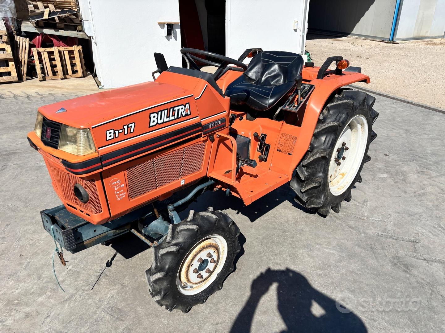 Subito - PACINI MACCHINE SRL - TRATTORINO KUBOTA B1.17 DT - Veicoli ...