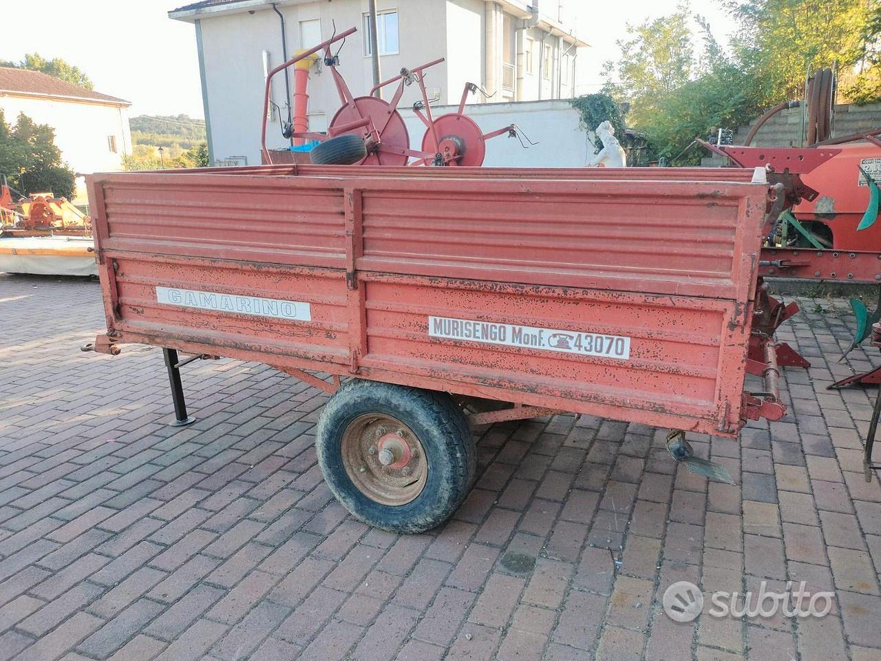 Subito - VERGANO ALBERTO - Rimorchio Gamarino usato - Giardino e Fai da ...