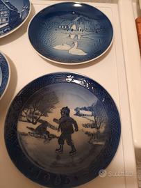 7 vecchi piatti di natale Copenaghen x amatori - Collezionismo In ...