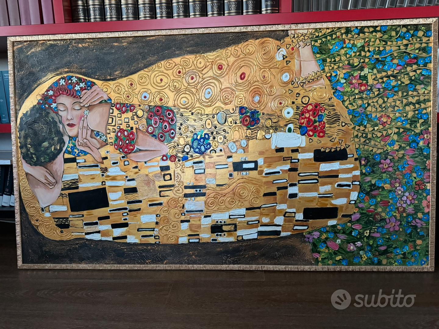 Quadro su tela Il Bacio di Klimt - Collezionismo In vendita a Chieti
