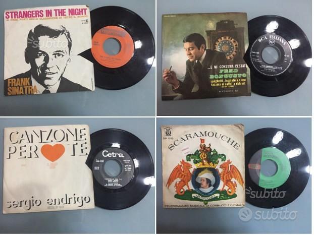 Lotto 4 dischi vintage 45 giri in vinile - Musica e Film In vendita a ...