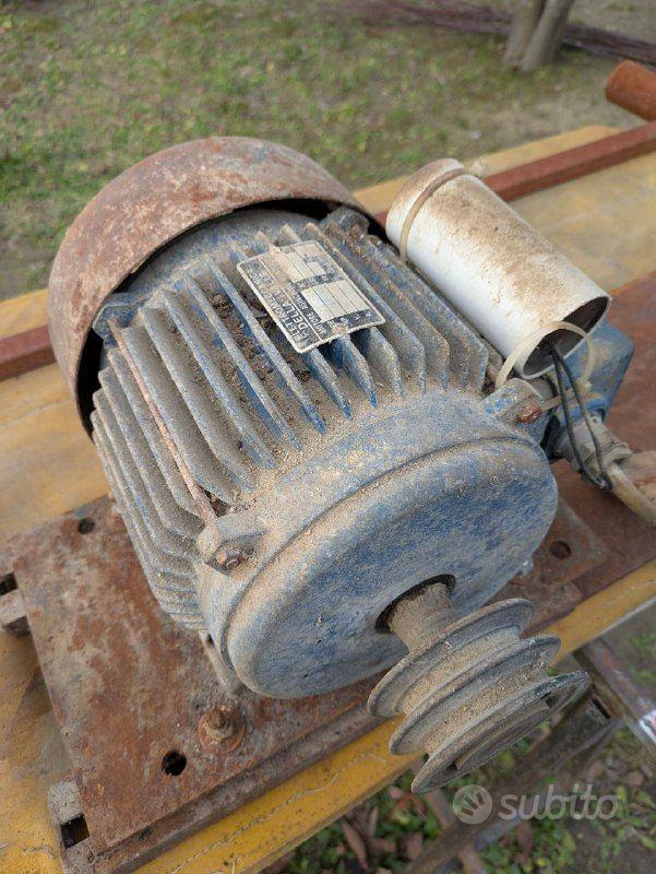 Motore Elettrico asincrono monofase 1,5 HP usato - Giardino e Fai da te ...