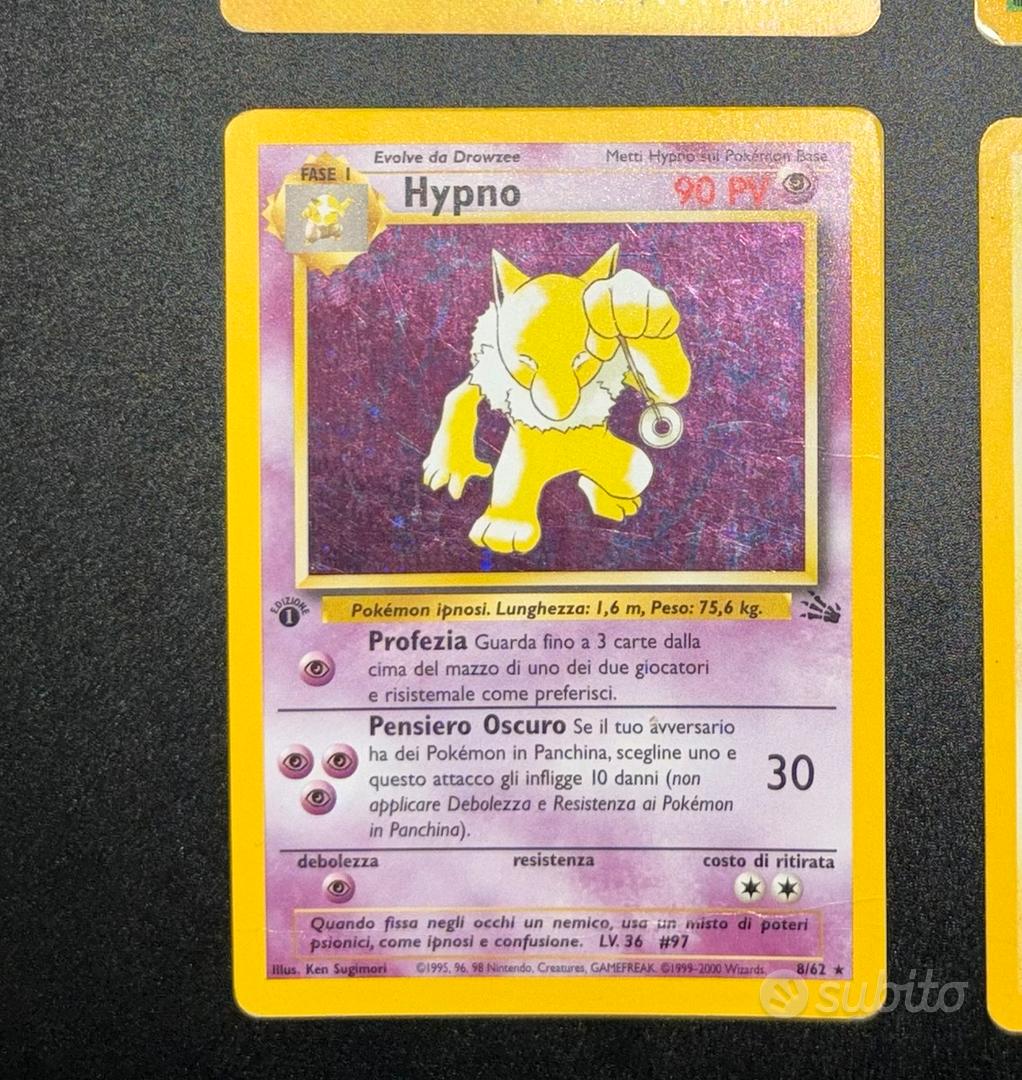 Pokemon: Hypno fossil prima edizione - Collezionismo In vendita a Roma