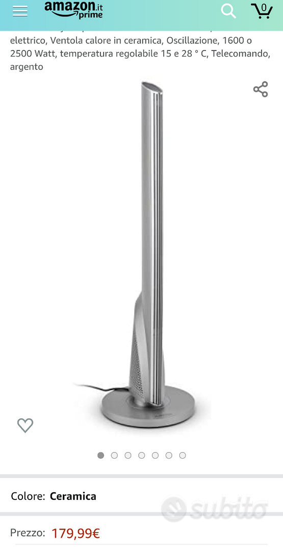 Termosifone elettrico,calorifero portatile a torre - Elettrodomestici ...