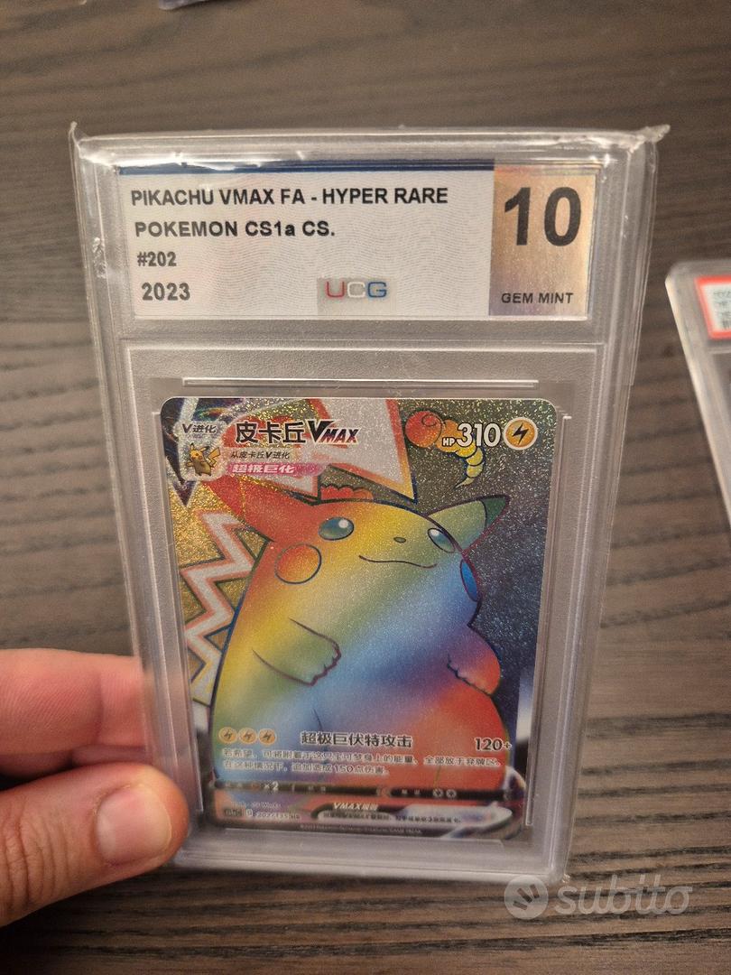 Pikachu VMAX FA - HYPER RARE UCG 10 - Collezionismo In vendita a Macerata