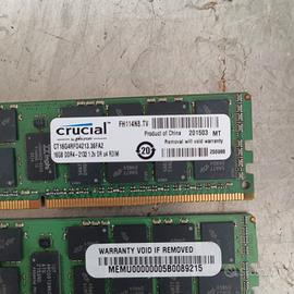 RAM server ddr4 16+16 gb - Informatica In vendita a Parma