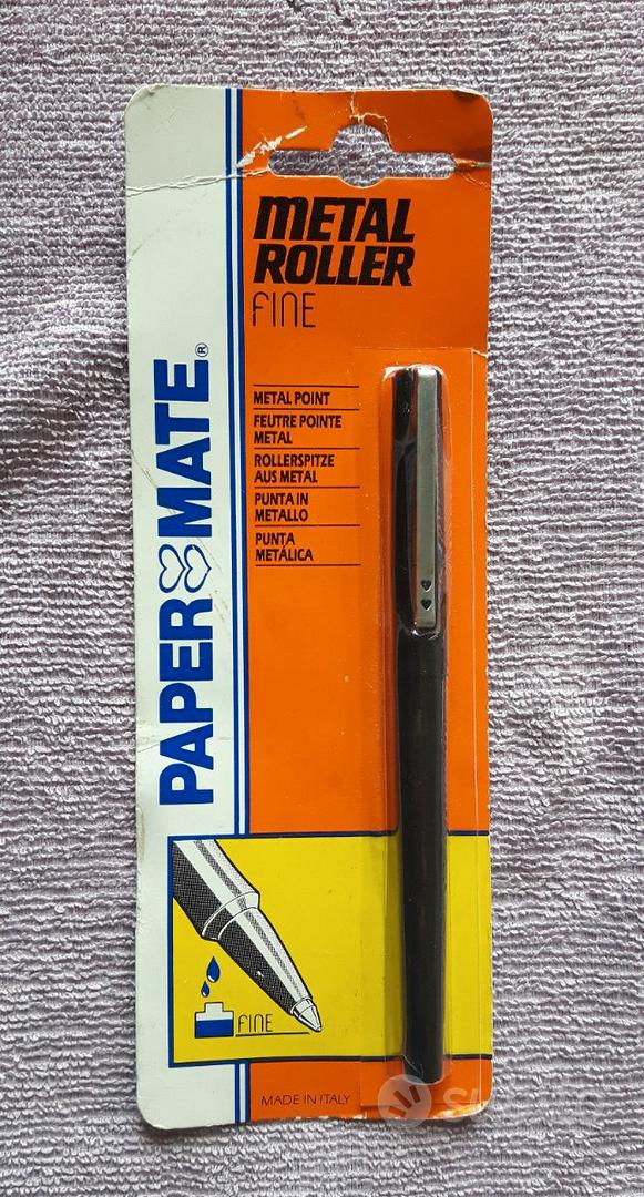 Paper Mate Rollerball 1990 Metal Roller Fine - Collezionismo In vendita ...