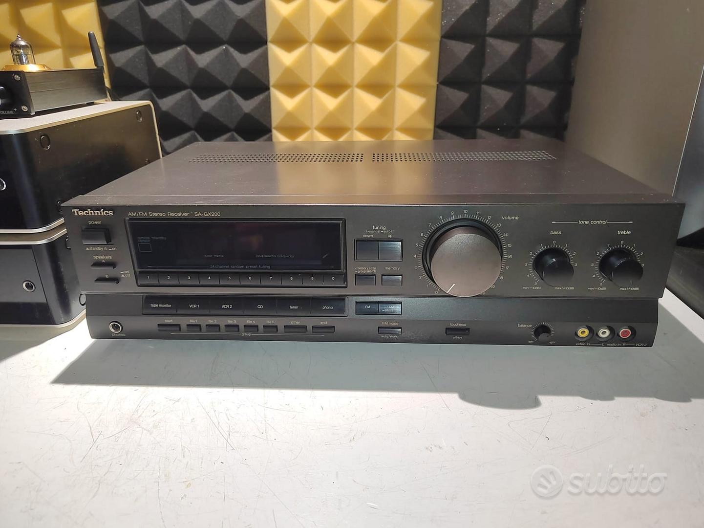 amplificatore stereo Technics SA-GX 200 radio - Audio/Video In vendita ...