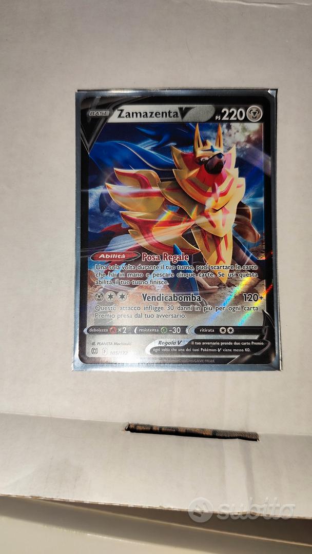Carta Pokemon Zamazenta V Mint Collezionismo In Vendita A Milano