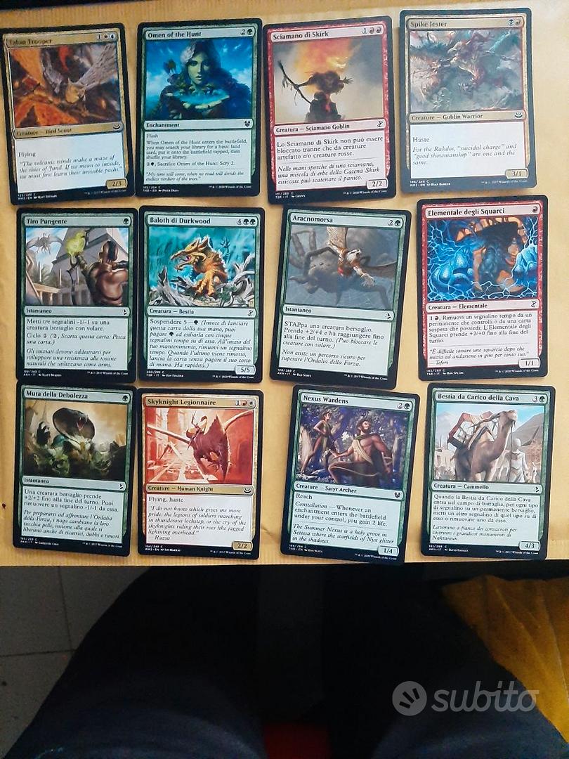 LOTTO di 157 CARTE MAGIC THE GATHERING TUTTE DIVER - Collezionismo In ...