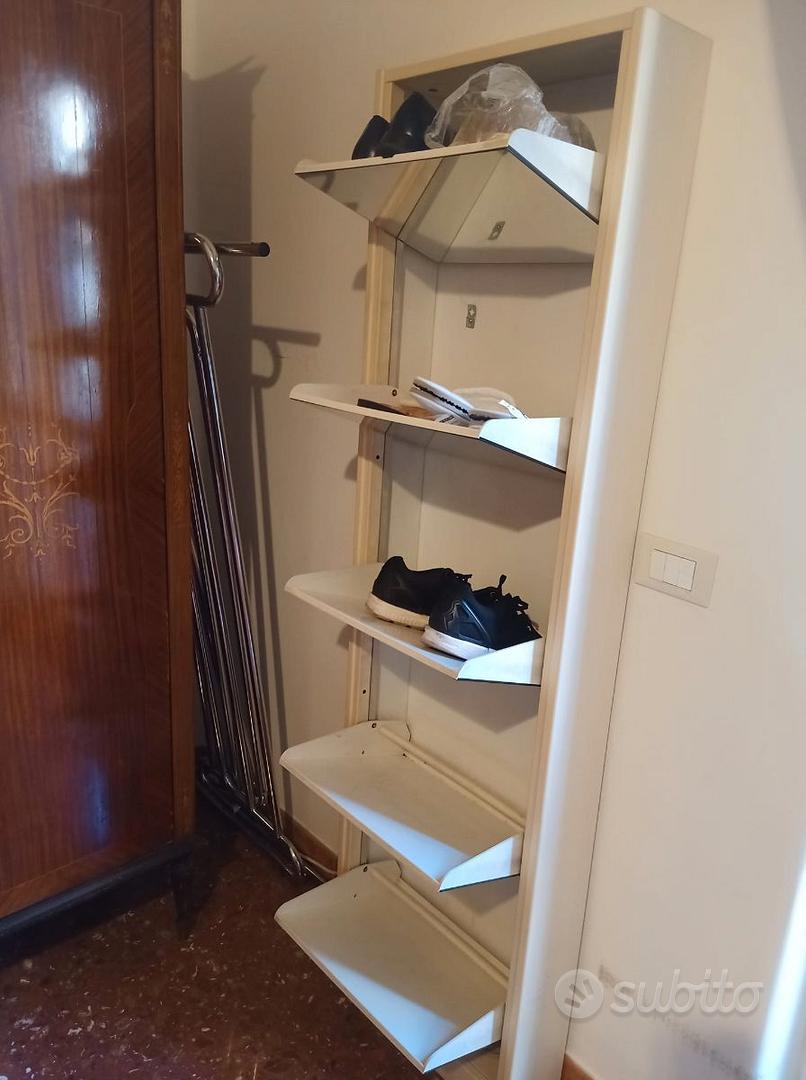 Scarpiera Moderna a 5 Livelli con Specchio - Arredamento e Casalinghi ...