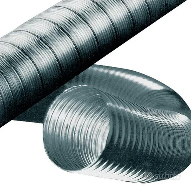 Tubo Flessibile Acciaio Inox Per Canne Fumarie - Giardino e Fai da te ...