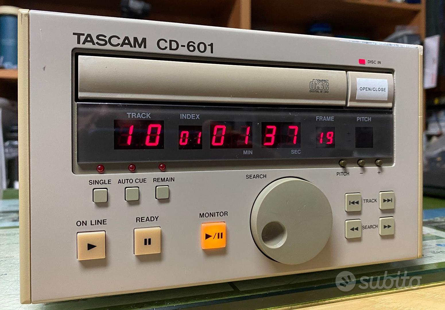 Lettore CD professionale Tascam CD-601 - Audio/Video In vendita a ...