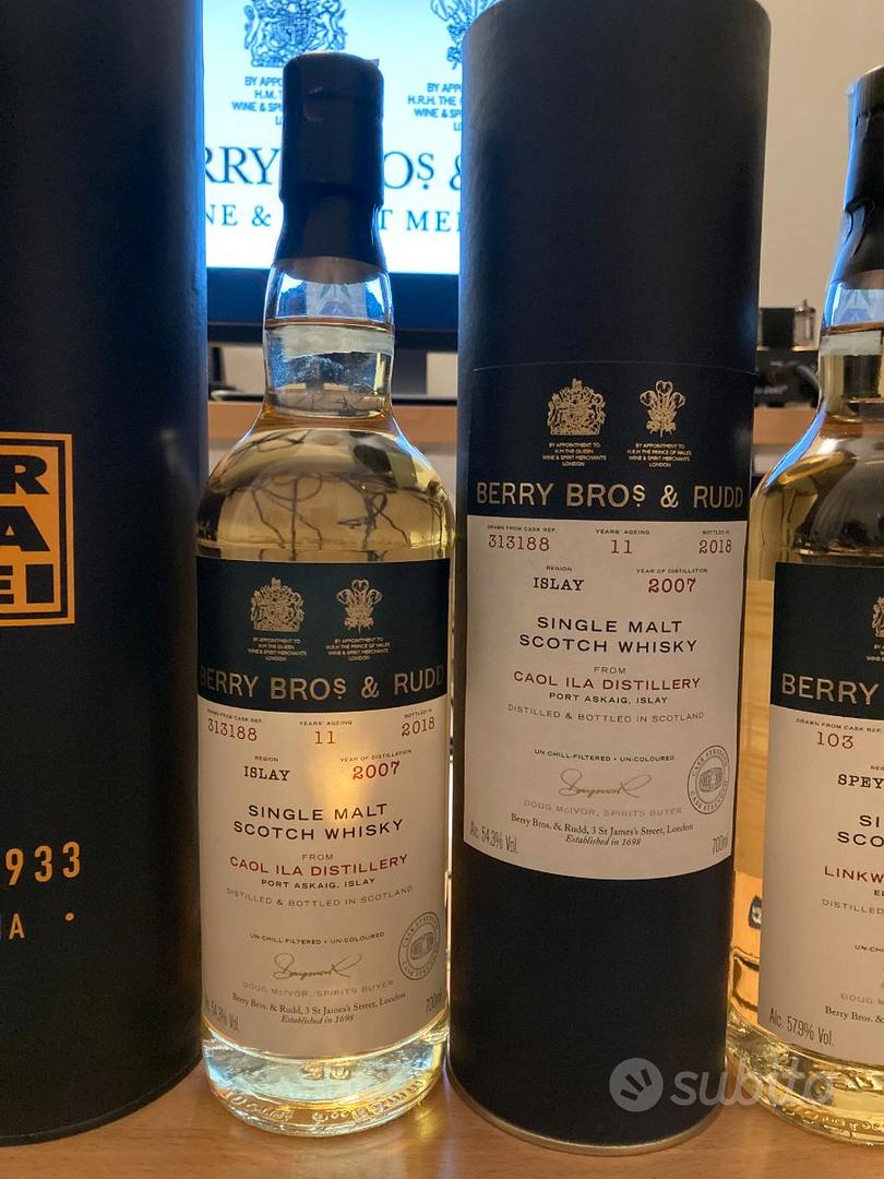 Berry Bros & Rudd Whisky Caol Ila Islay 2007 - Collezionismo In vendita ...