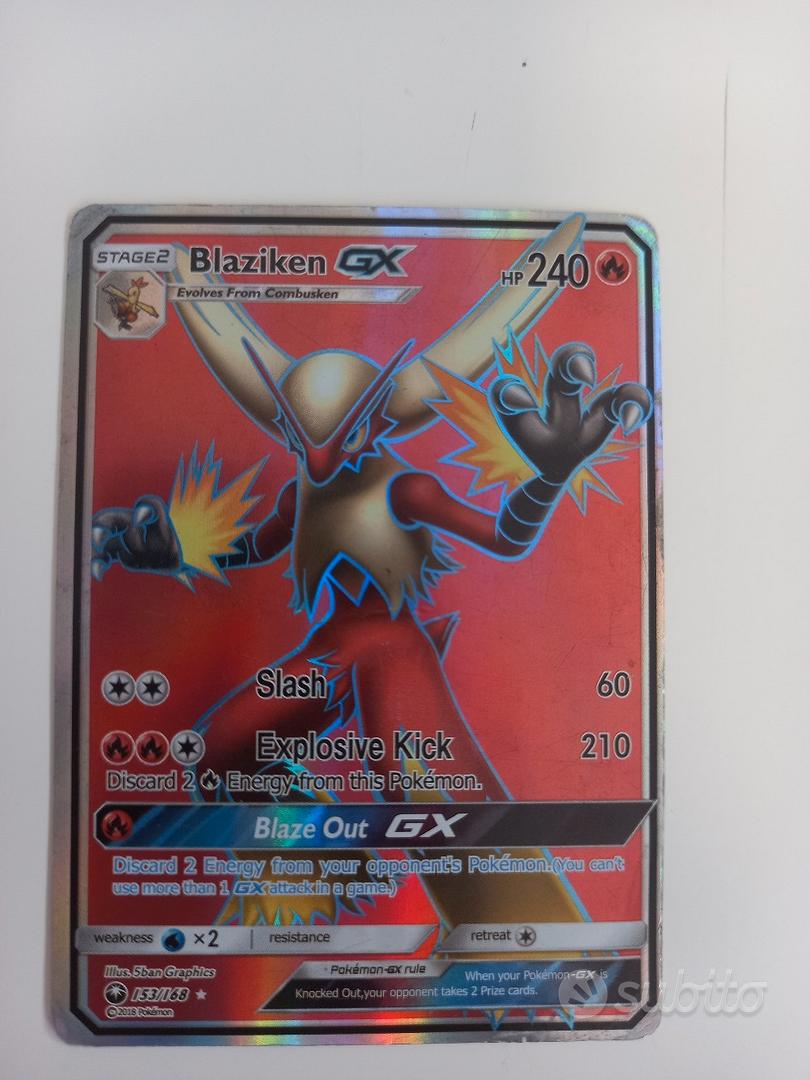Carta Pokemonblaziken Gx Collezionismo In Vendita A Roma