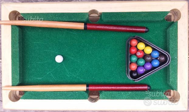 Dal Negro mini-biliardo in legno da tavolo (USATO) - Tutto per i ...