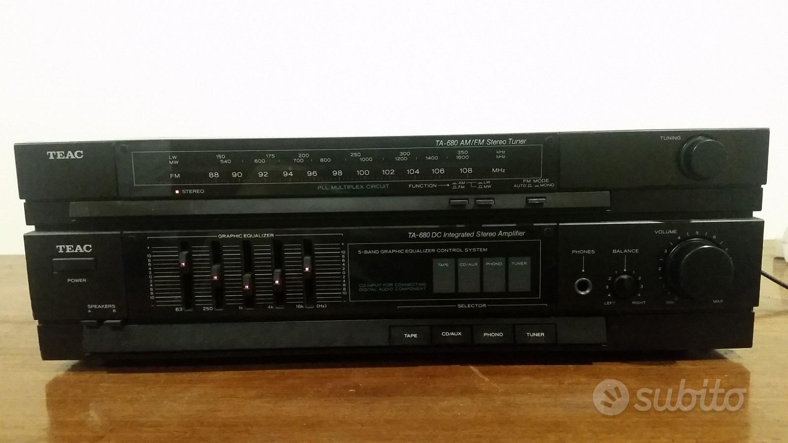 Teac ta680 sintoamplificatore stereo vintage - Audio/Video In vendita a ...