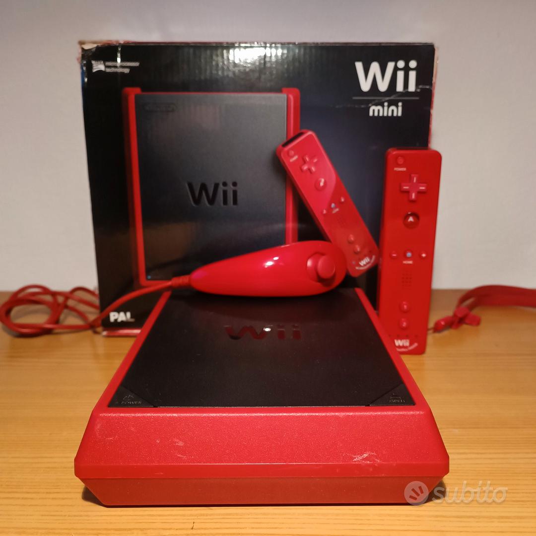 NINTENDO WII MINI COMPLETA DI SCATOLA CONTROLLER - Console e ...