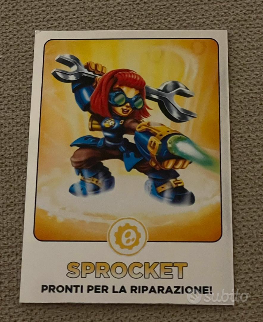 carta skylanders giants n. 137 - sprocket- lucida - Collezionismo In ...