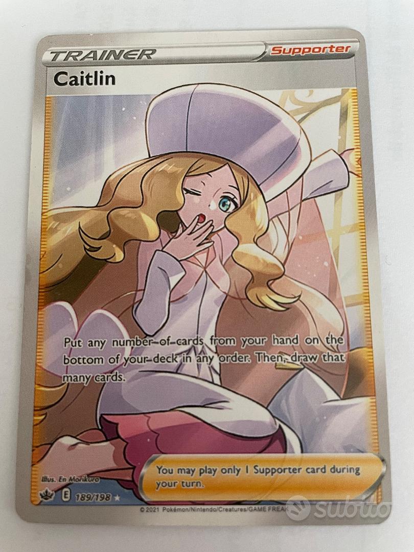 Carta Pokemon Caitlin ENG Ultra Rara 189/198 - Collezionismo In vendita ...
