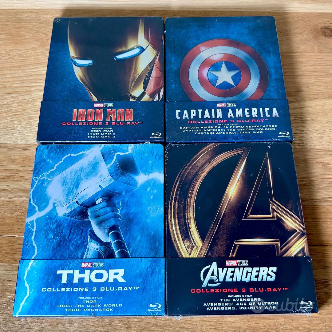 MARVEL Collezione 4 Steelbook: 12 Blu-ray MCU - Audio/Video In vendita ...