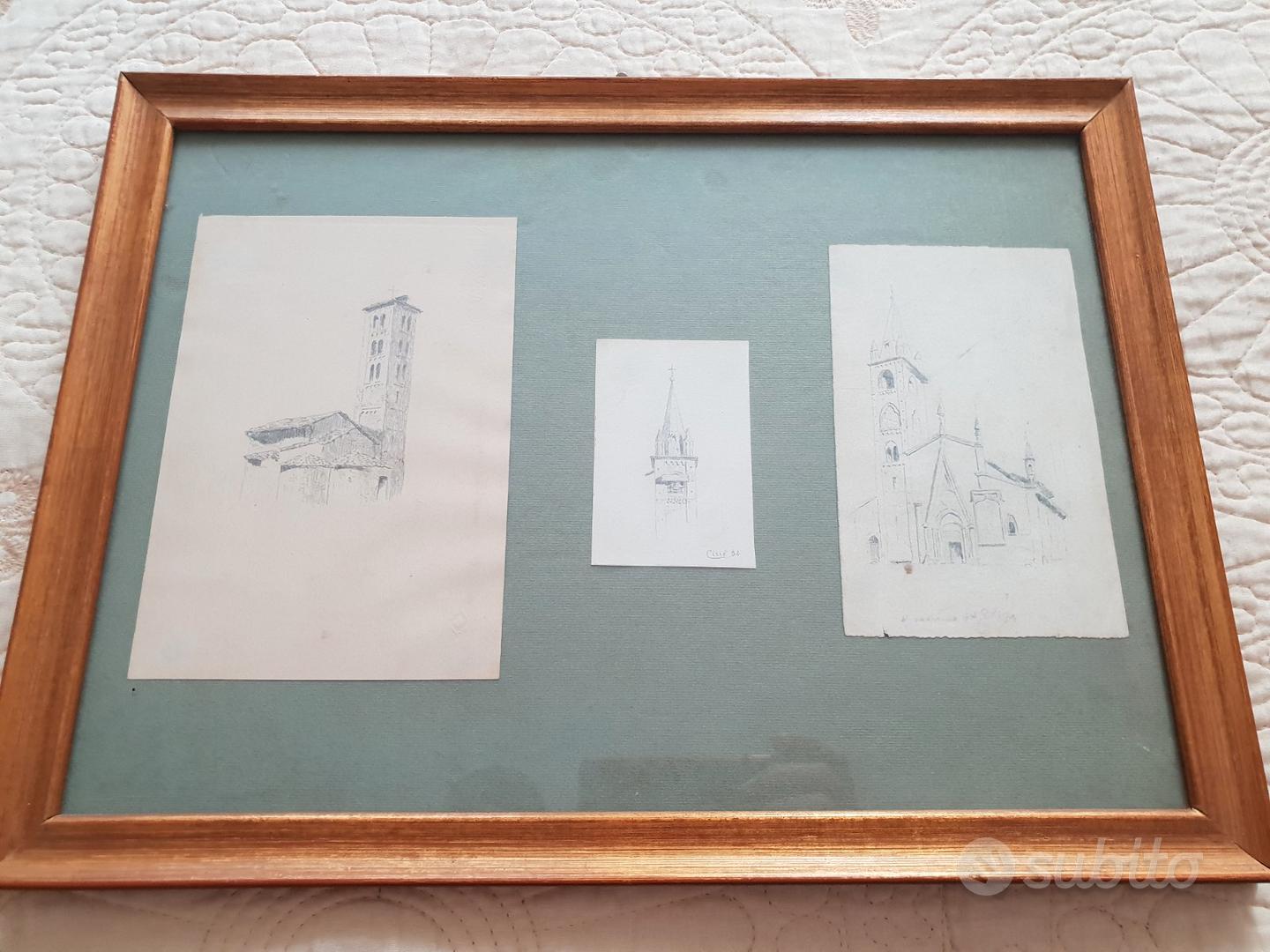 Cornice con 3 disegni di torri - Arredamento e Casalinghi In vendita a ...
