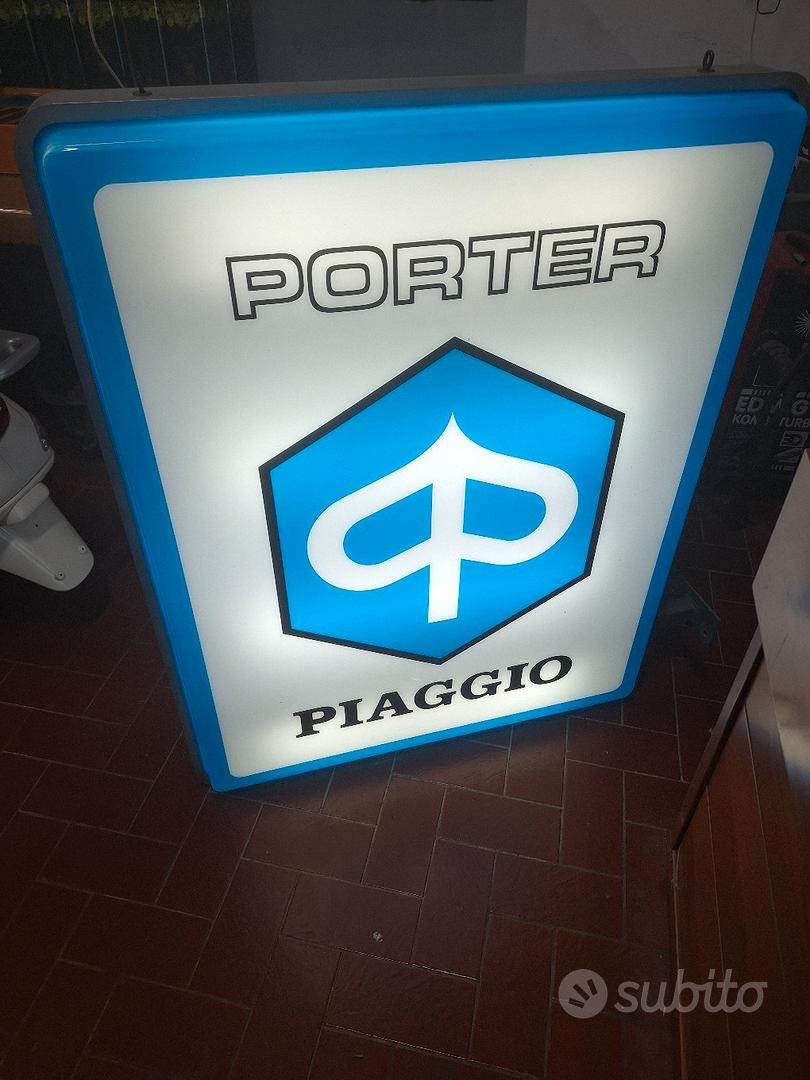 tabella luminosa piaggio porter bifacciale vespa - Collezionismo In ...